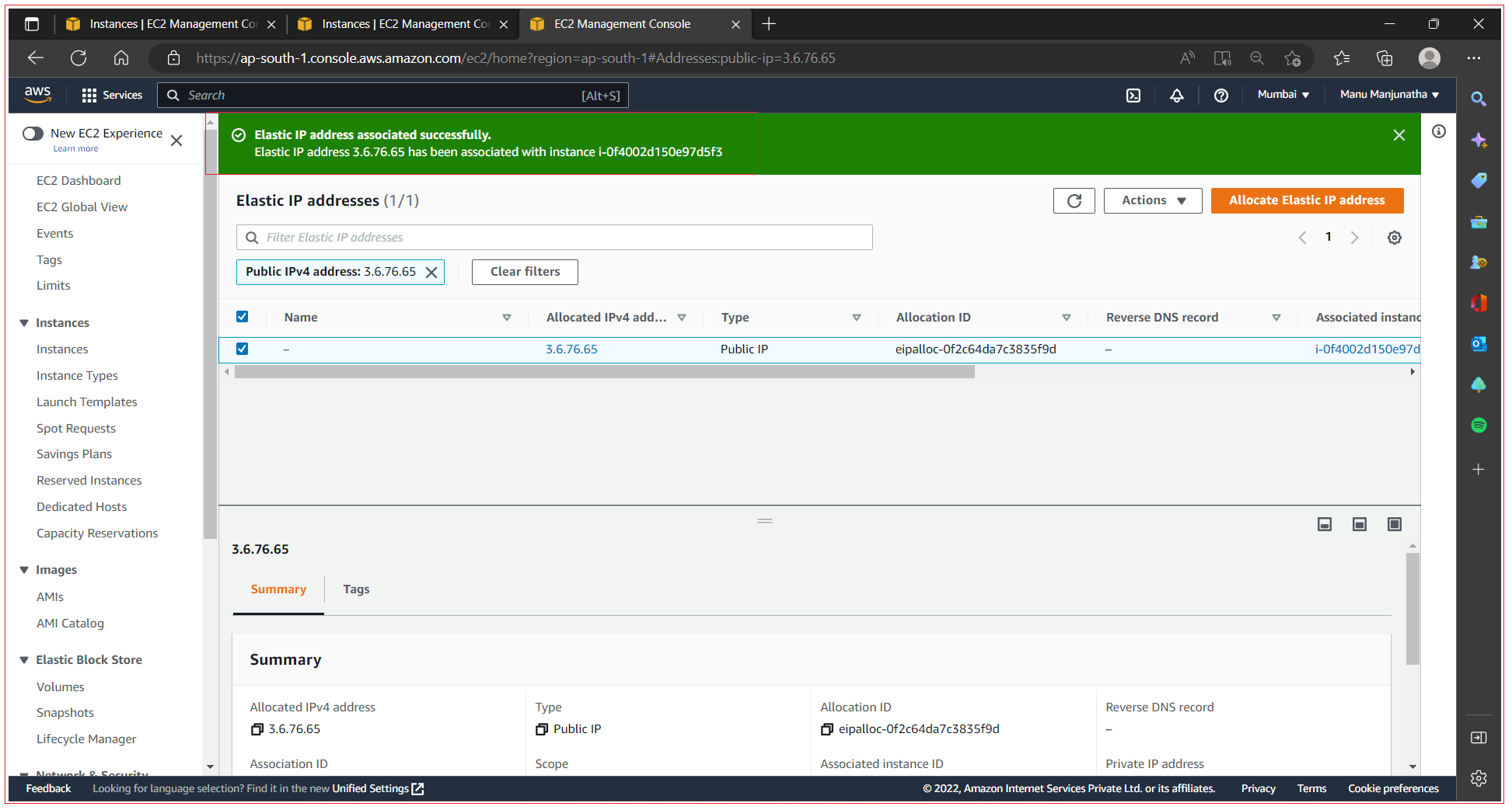 How To Allocate Fixed Public Ip Address To Aws Ec2 Virtual Machine Java4coding
