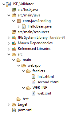 JSF validateDoubleRange - java4coding