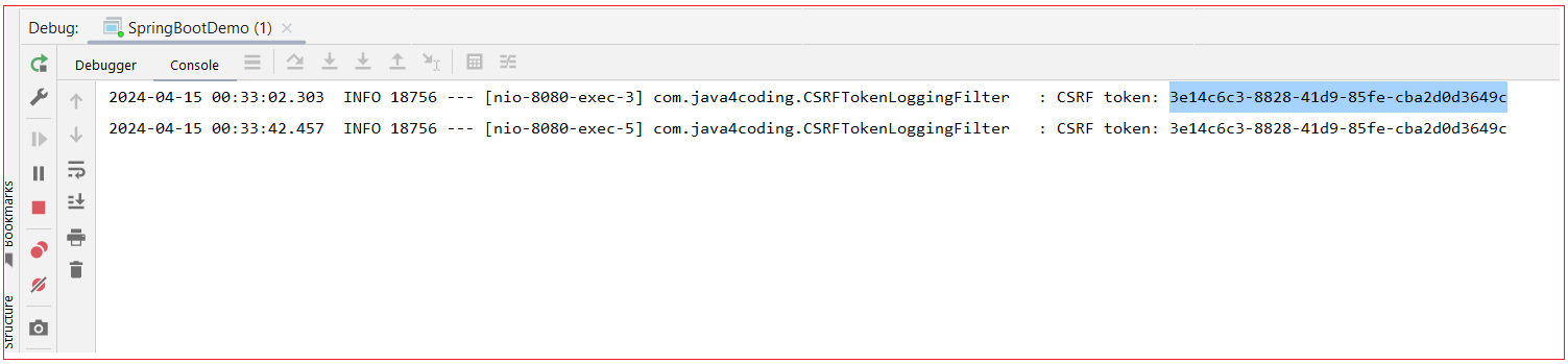 Enhanced Security Monitoring With Csrf Token Logging Filter In Spring Security Java4coding